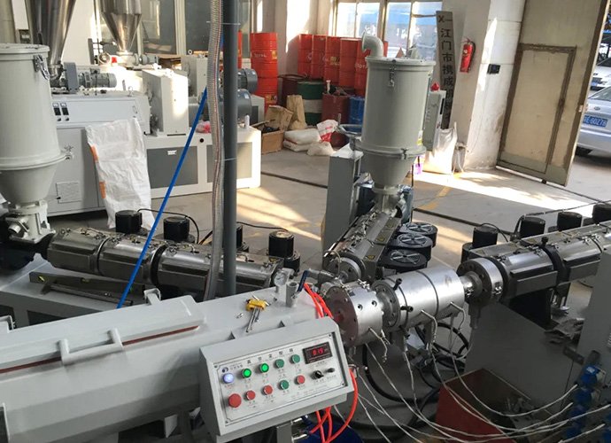 PPR/PERT Pipe extrusion line_PPR hot water pipe making machine