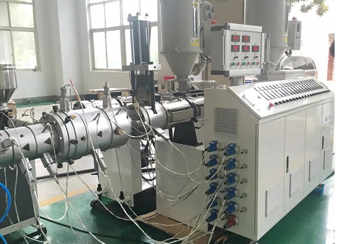 PPR/PERT Pipe extrusion line_PPR hot water pipe making machine