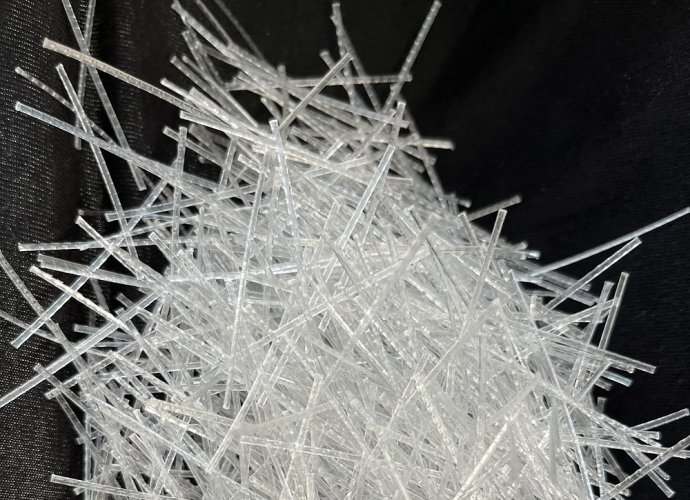 PP polypropylene concrete reinforcing fiber filament production line ...